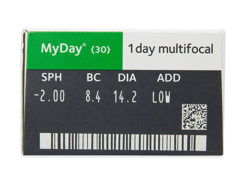 MyDay daily disposable multifocal (30 lenses)